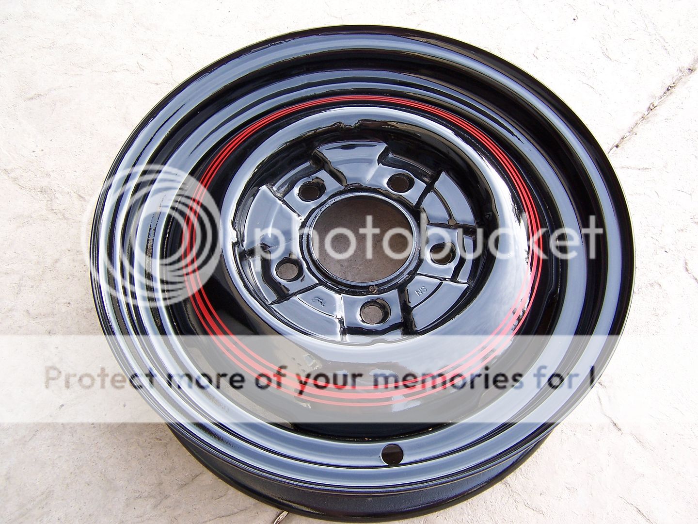 16" x 4" Ford steel wheels (restored) 5 on 5 1/2" - The Ford Barn